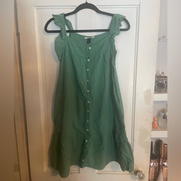 Universal Thread | Dresses | Universal Thread Green Buttoned Sundress ...